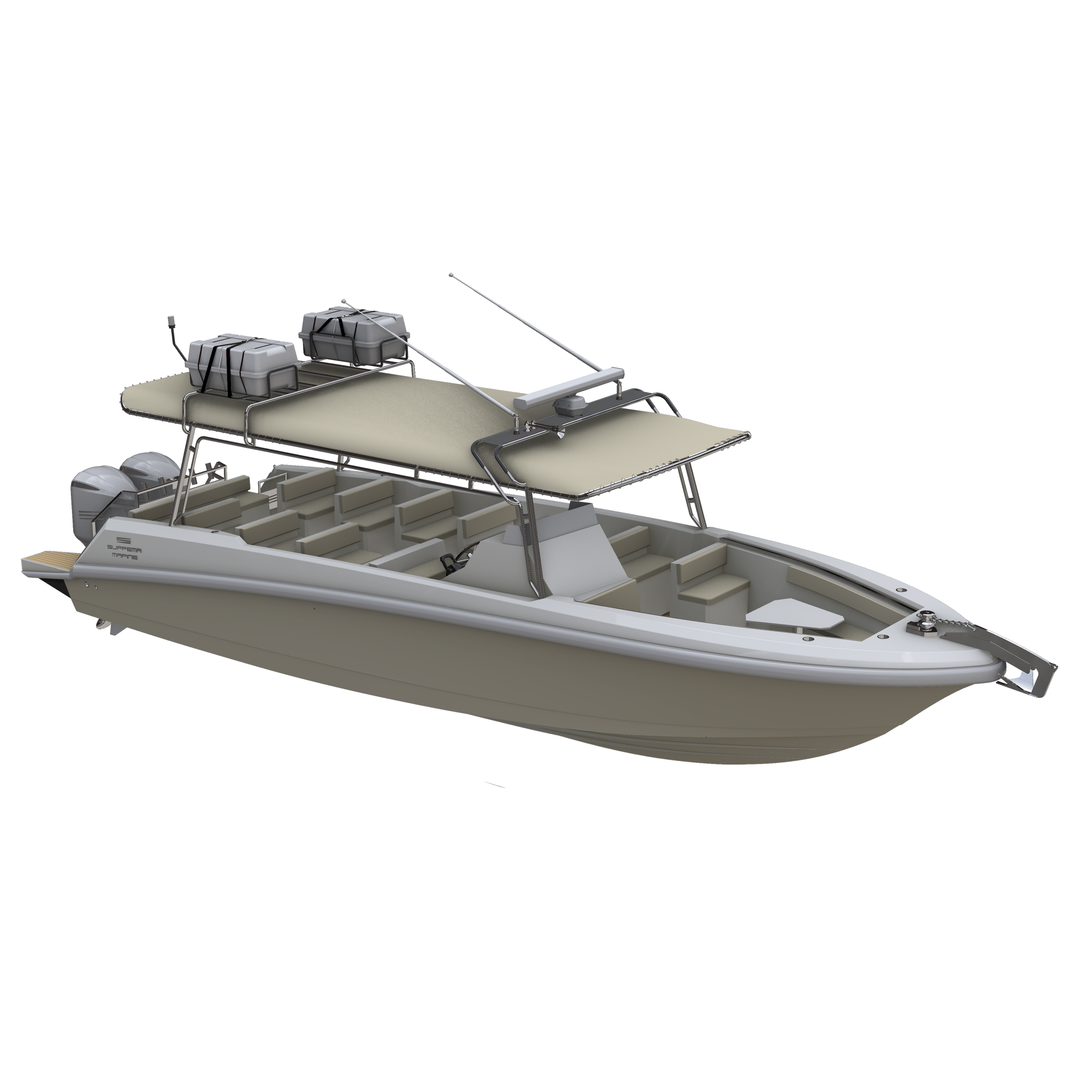 Suprema 36 Passenger Boat Soft-Top – Suprema Marine
